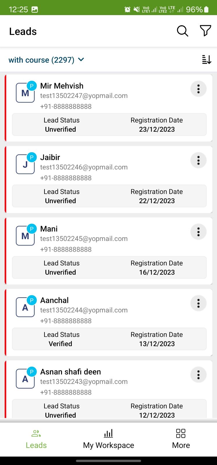 Navigation Settings And Swipe Actions Mobile App Meritto 